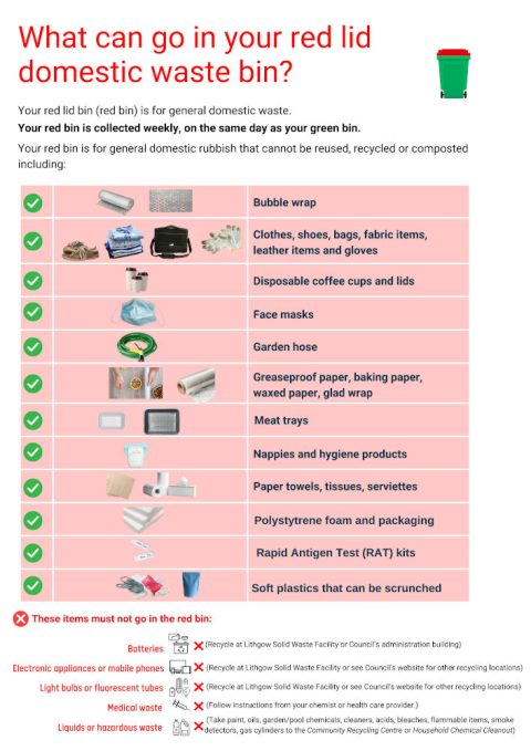 Kerbside Bins | Lithgow City Council